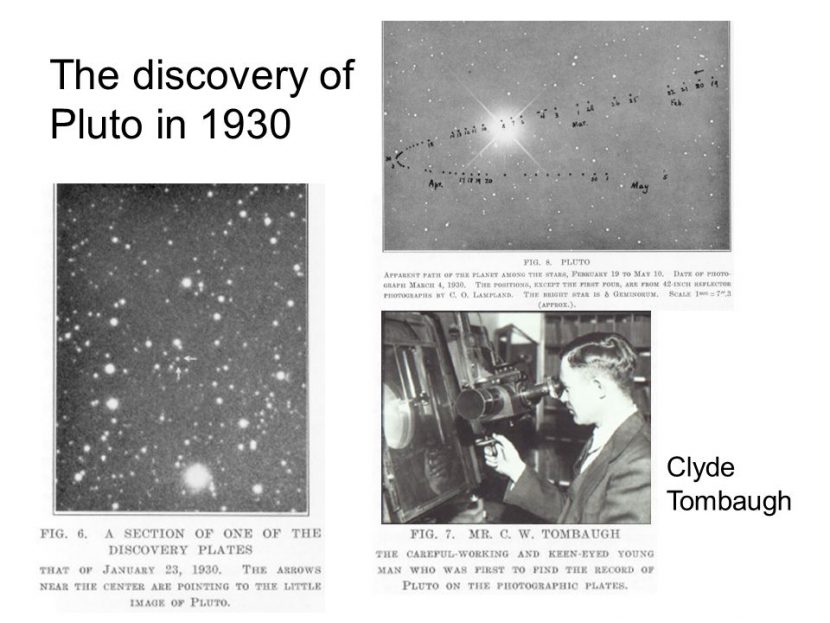 The discovery of Pluto in 1930 Clyde Tombaugh - filozofiaprzyrody.pl